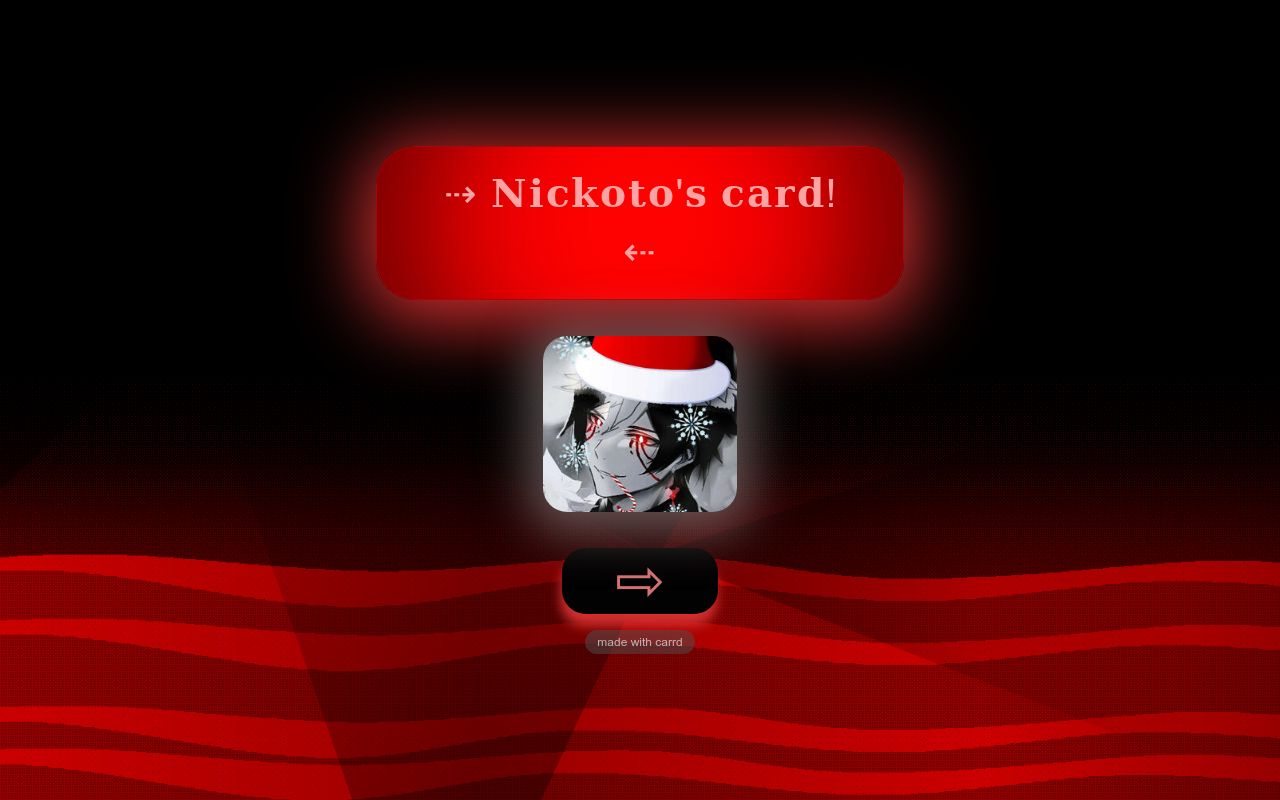 Nickoto's card!